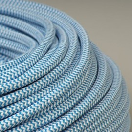 Cable-textile-coton-blanc